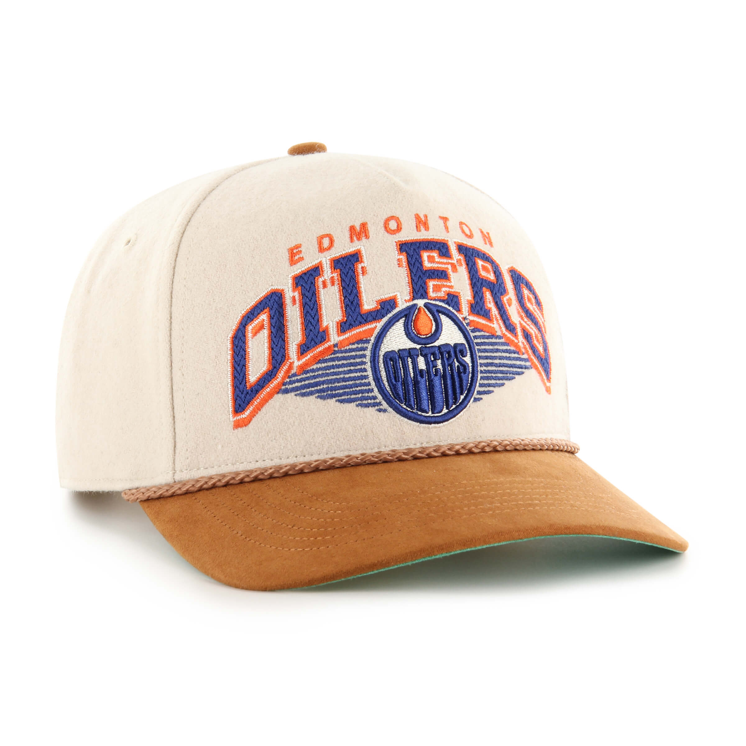 Edmonton Oilers '47 Brand Pomona Wool Rope Hitch Adjustable Hat ...