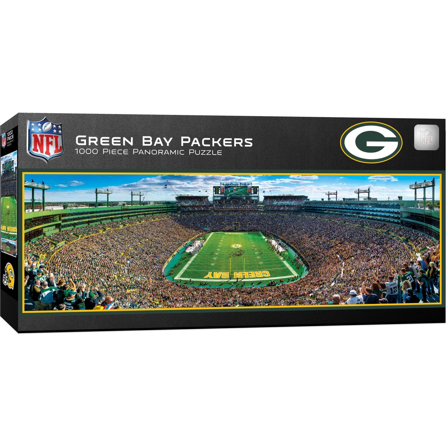 Green Bay Packers 1000 Piece Panoramic Jigsaw Puzzle - Sports Closet