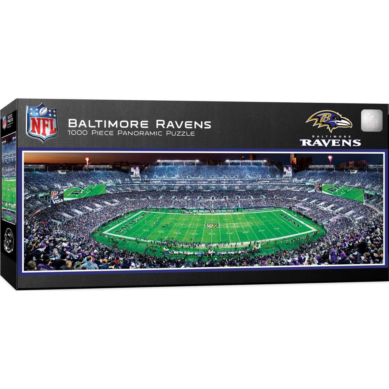 Baltimore Ravens 1000 Piece Panoramic Jigsaw Puzzle - Sports Closet