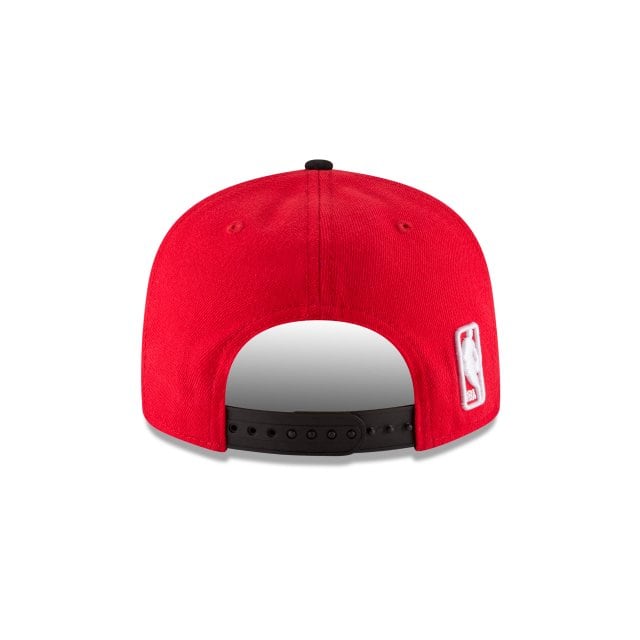 Houston Rockets New Era Two-Tone Basic 9FIFTY Snapback Hat - Red/Black ...