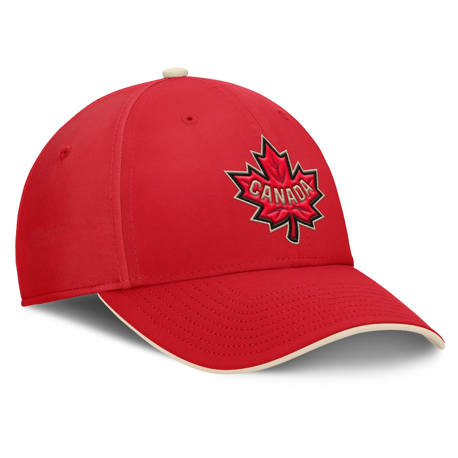 Canada Fanatics 2025 4 Nations Face-Off Stretch Fit Hat - Red - Sports ...