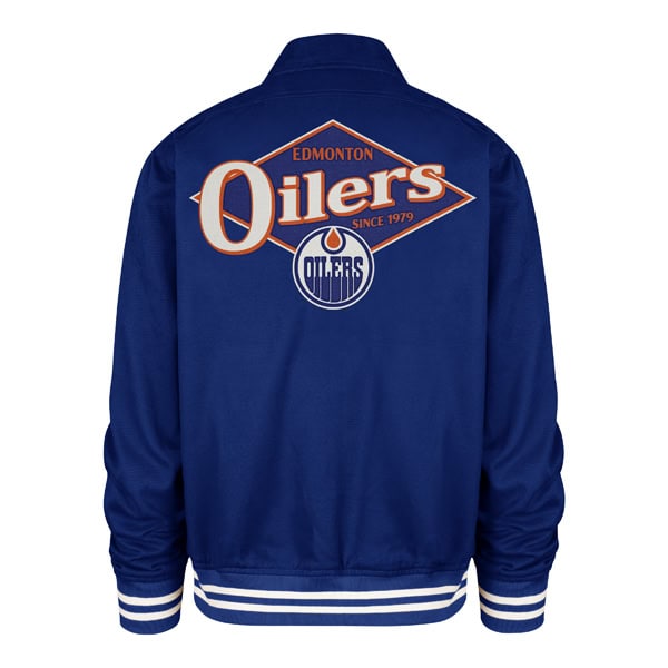 Men's Edmonton Oilers '47 Brand Golden Diamond Homestead Denim Jacket ...