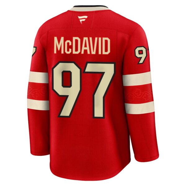 Connor McDavid Canada 2025 4 Nations Face-Off Fanatics Premium Player ...