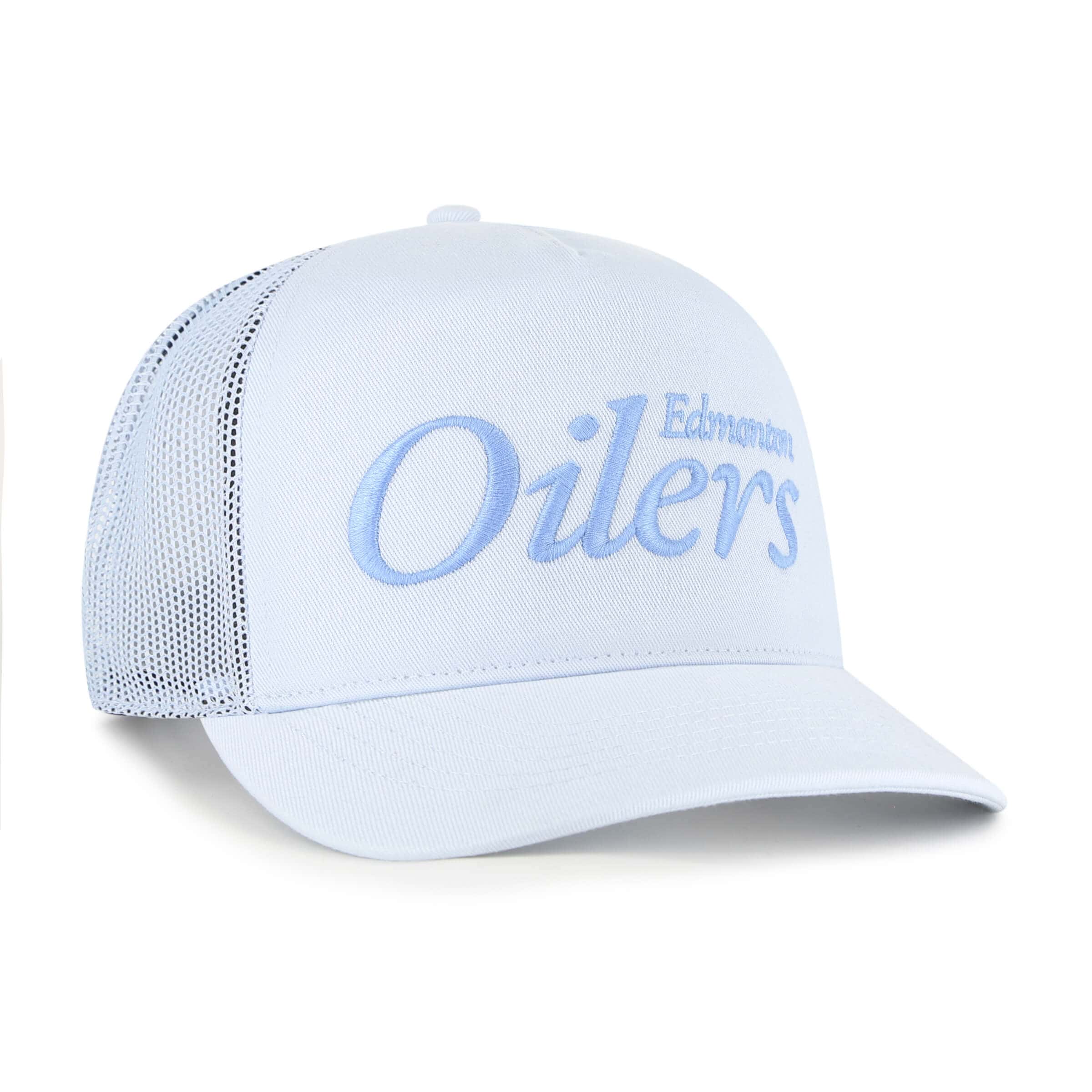 Edmonton Oilers '47 Brand Foundation Script Hitch Adjustable Hat ...