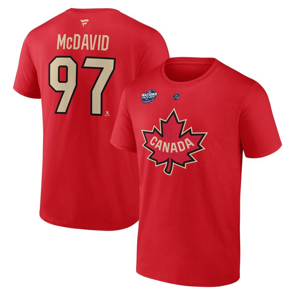 Men's Connor McDavid Canada Fanatics 2025 4 Nations Face-Off Name ...