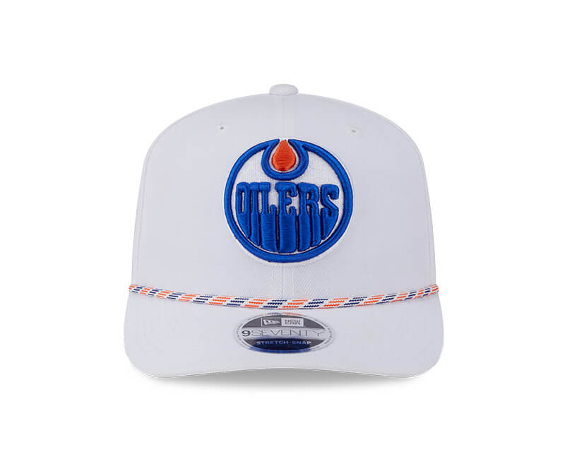 Edmonton Oilers New Era Rope 9SEVENTY Stretch-Snap Adjustable Hat ...