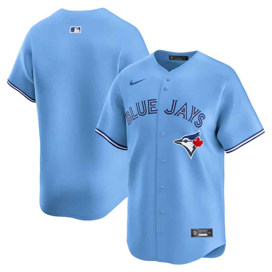 Men's Toronto Blue Jays Nike Light Blue Alternate Limited Jersey ...