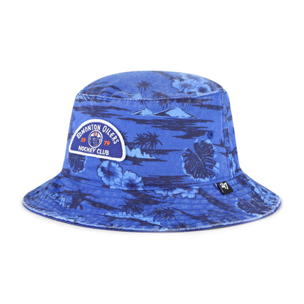 Edmonton Oilers '47 Brand Fiji Bucket Hat - Royal - Sports Closet