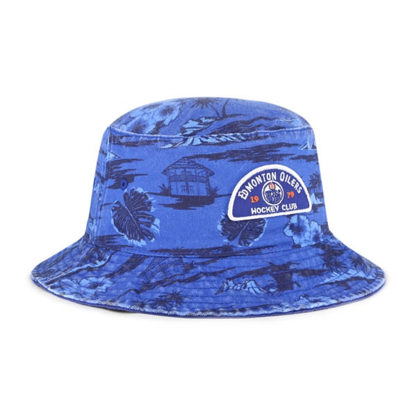 Edmonton Oilers '47 Brand Fiji Bucket Hat - Royal - Sports Closet