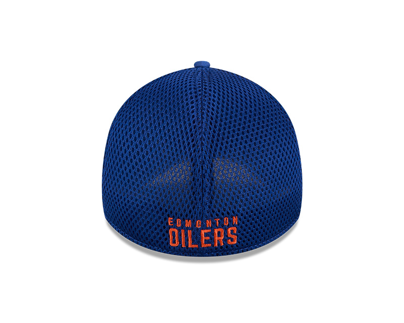 Edmonton Oilers New Era Camo 39THIRTY Flex Hat - Royal - Sports Closet