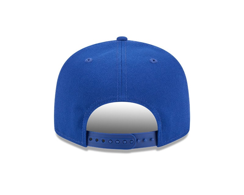 Edmonton Oilers New Era Script 9FIFTY Snapback Hat - Royal - Sports Closet
