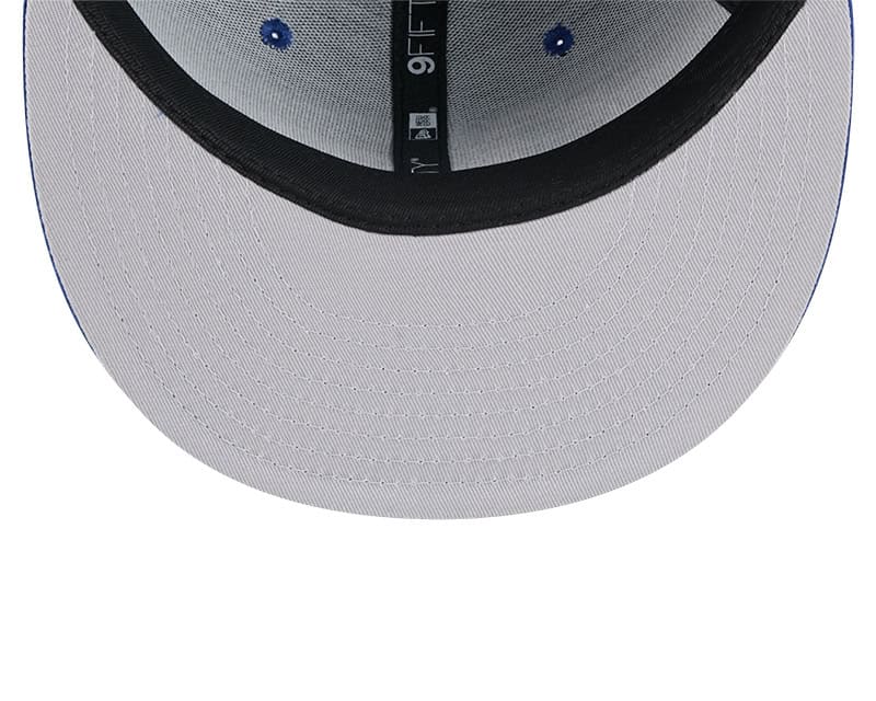 Edmonton Oilers New Era Script 9FIFTY Snapback Hat - Royal - Sports Closet