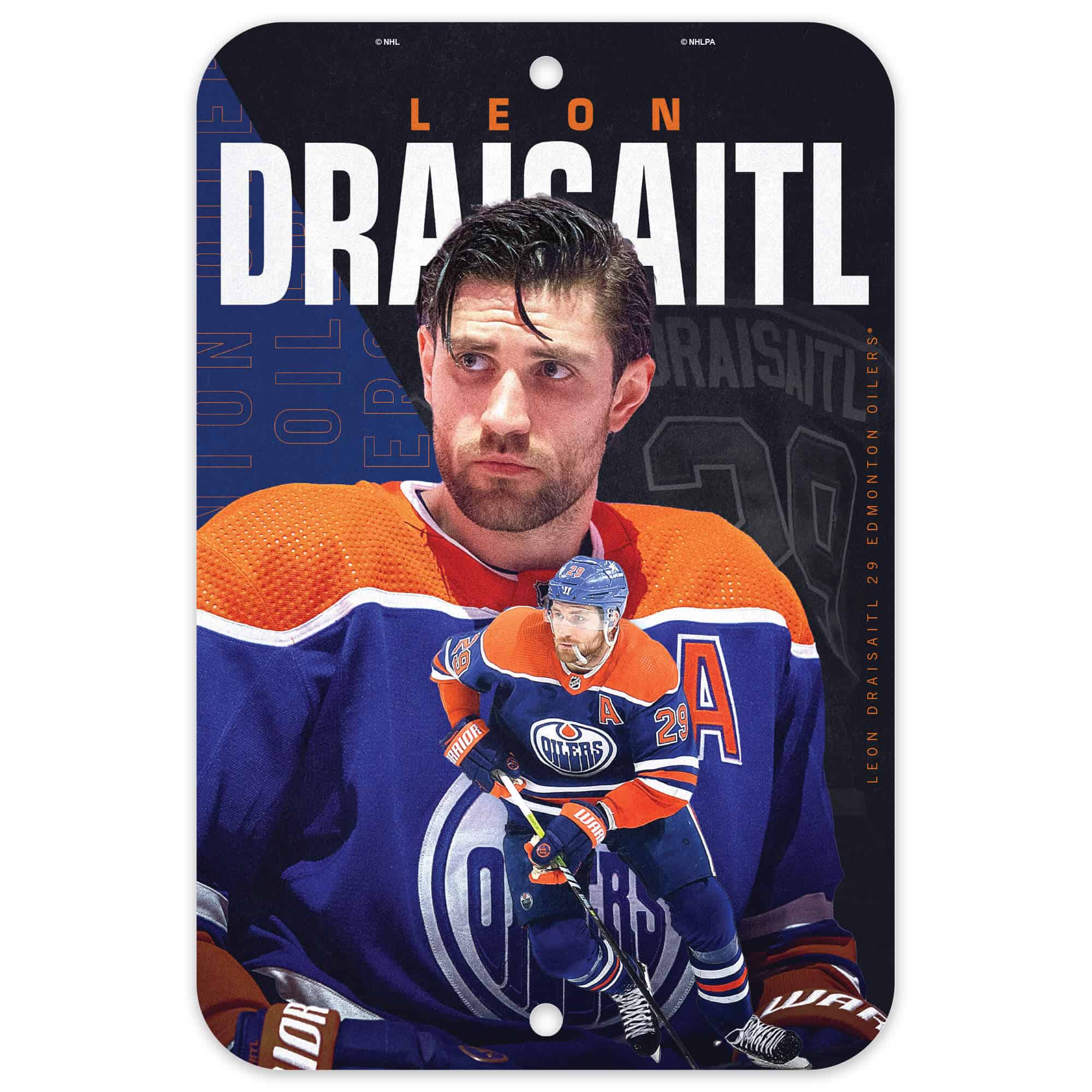 Leon Draisaitl Edmonton Oilers 10″x 15″ Centerfold Wall Sign - Sports ...