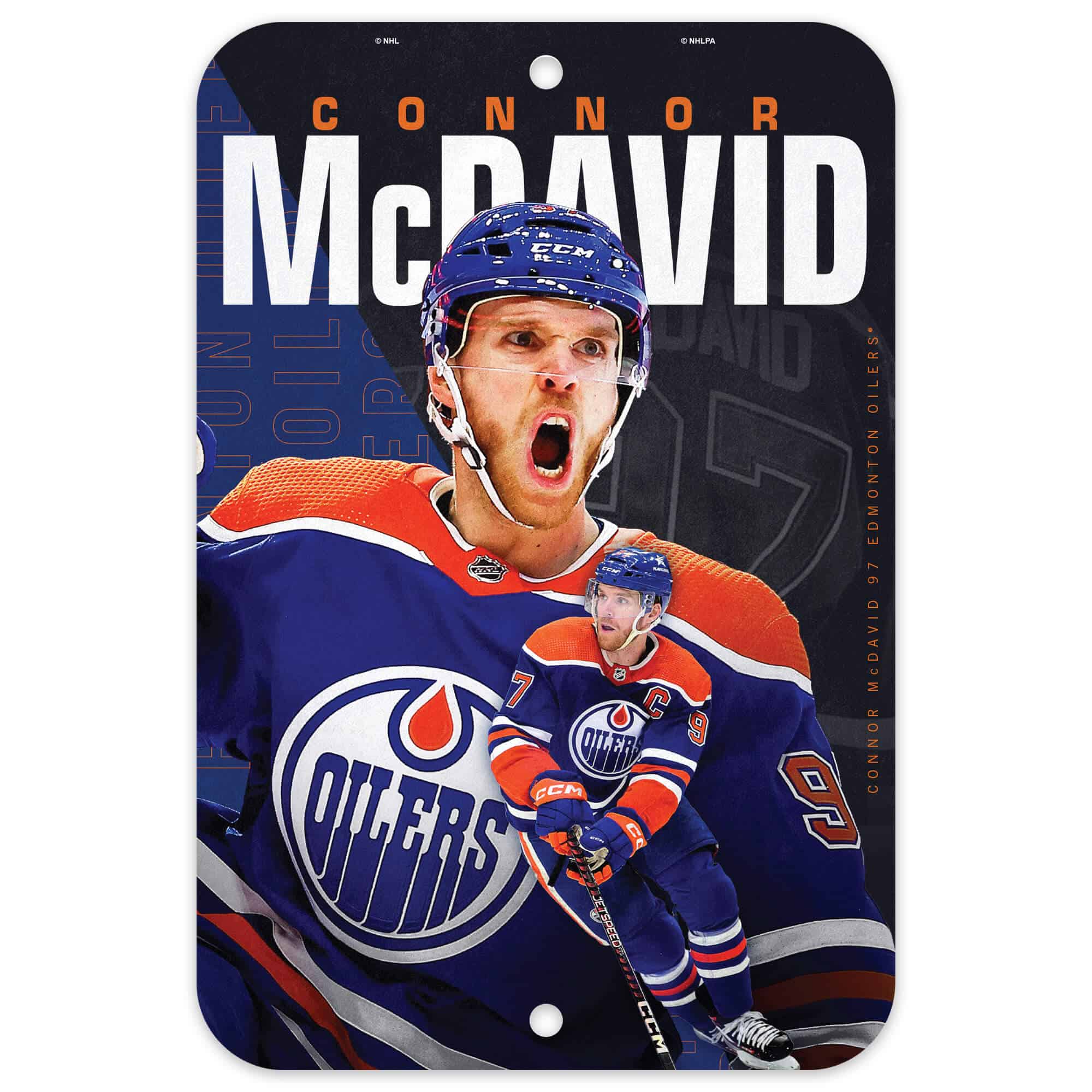 Connor McDavid Edmonton Oilers 10″x 15″ Centerfold Wall Sign - Sports ...