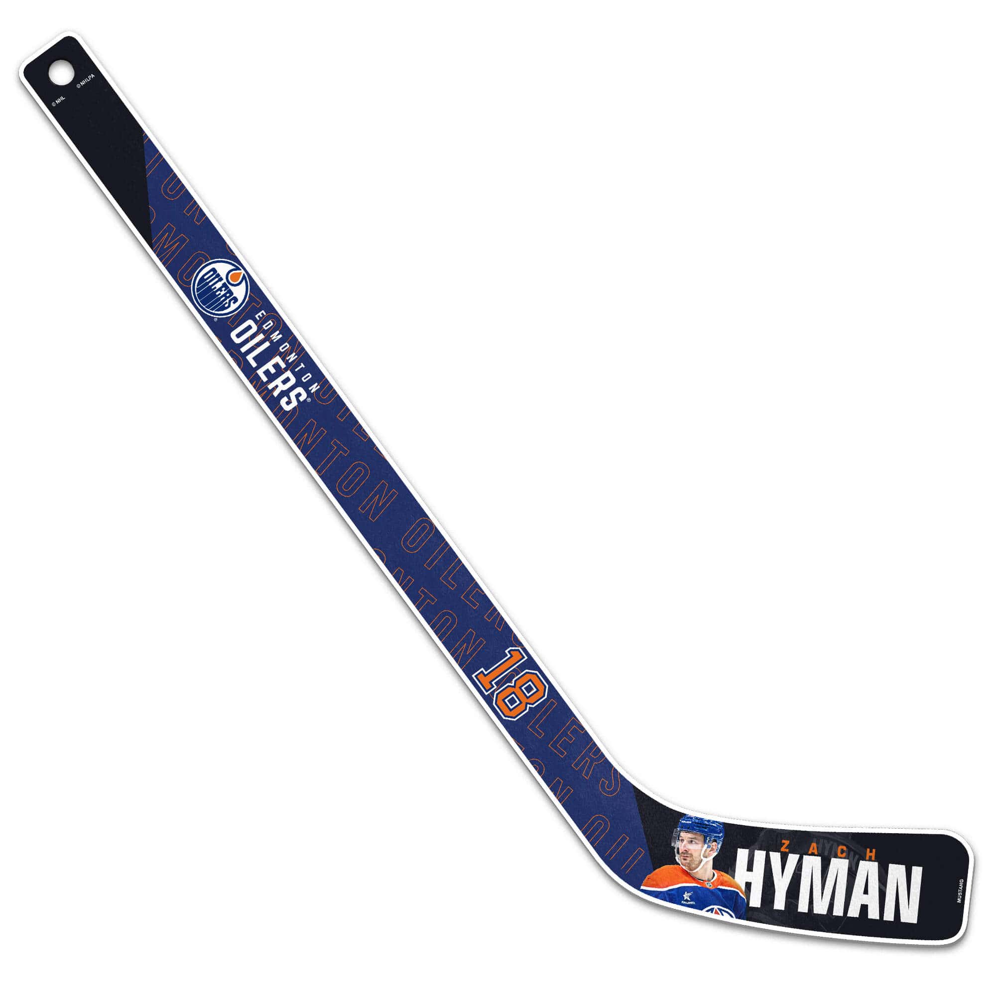 Zach Hyman Edmonton Oilers Centerfold Player Mini Stick - Sports Closet