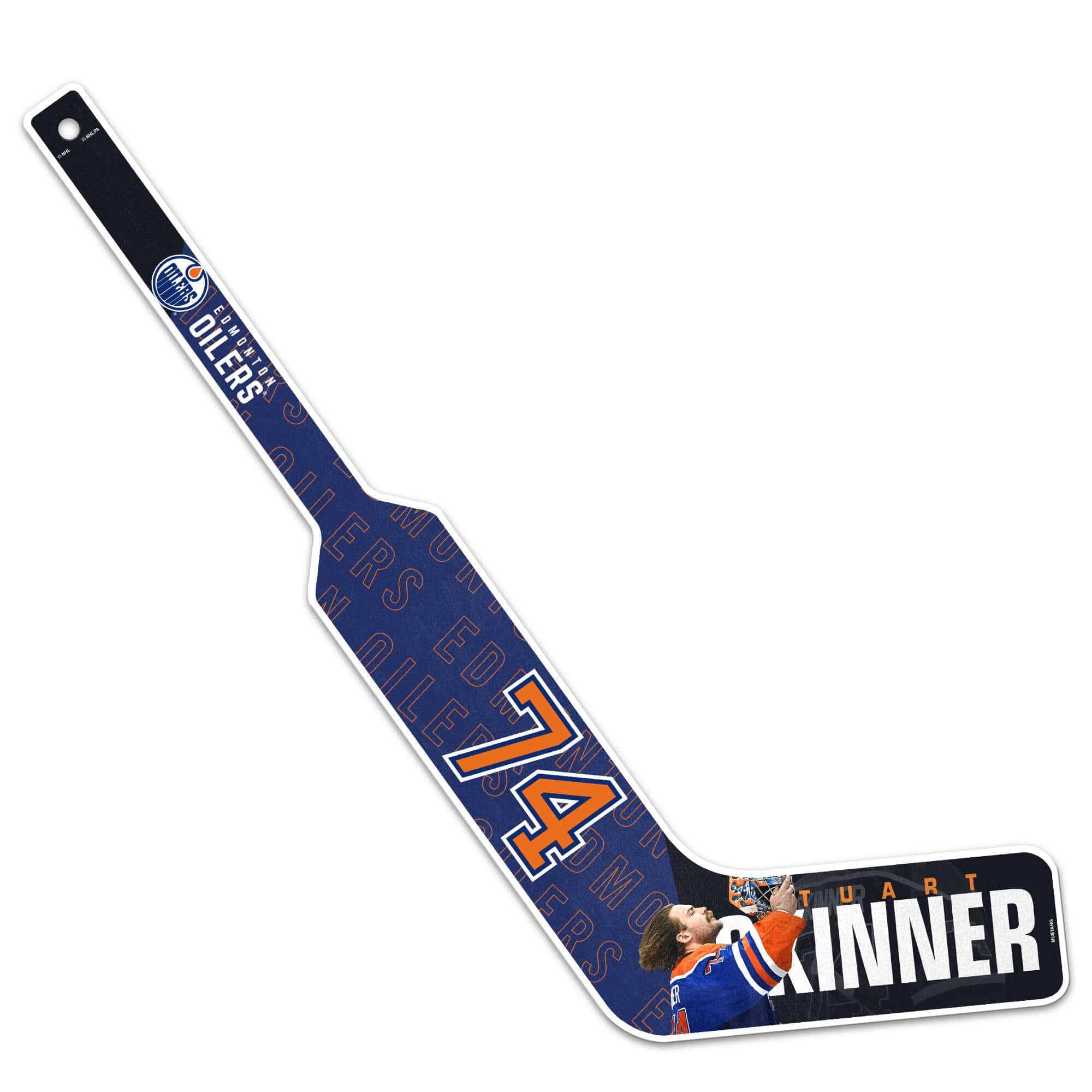 Stuart Skinner Edmonton Oilers Centerfold Player Mini Stick - Sports Closet