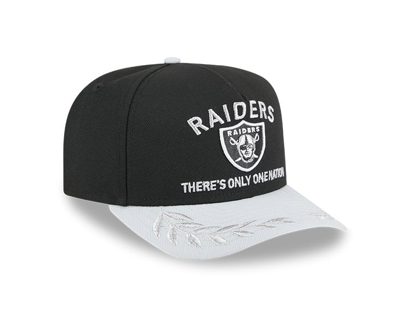 Las Vegas Raiders New Era 2025 NFL Draft 9FIFTY A-Frame Snapback Hat ...