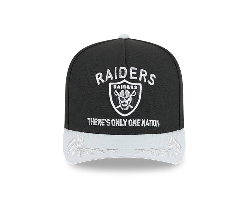 Las Vegas Raiders New Era 2025 NFL Draft 9FIFTY A-Frame Snapback Hat ...