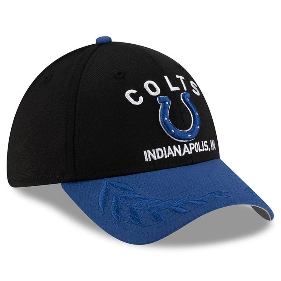 Indianapolis Colts New Era 2025 NFL Draft 39THIRTY Flex Hat - Black ...