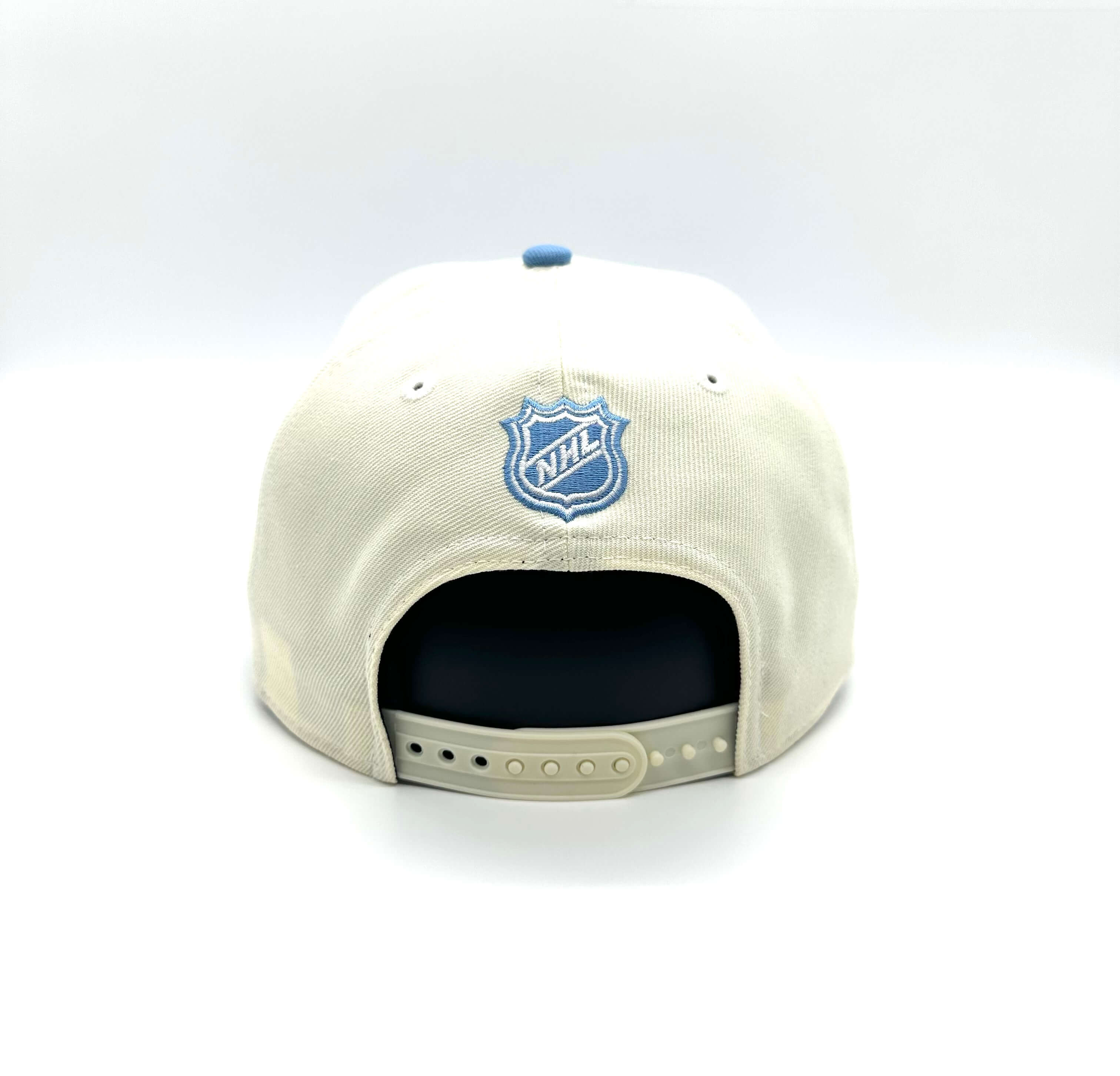 Edmonton Oilers New Era Chrome Sky 9FORTY A-Frame Snapback Adjustable ...