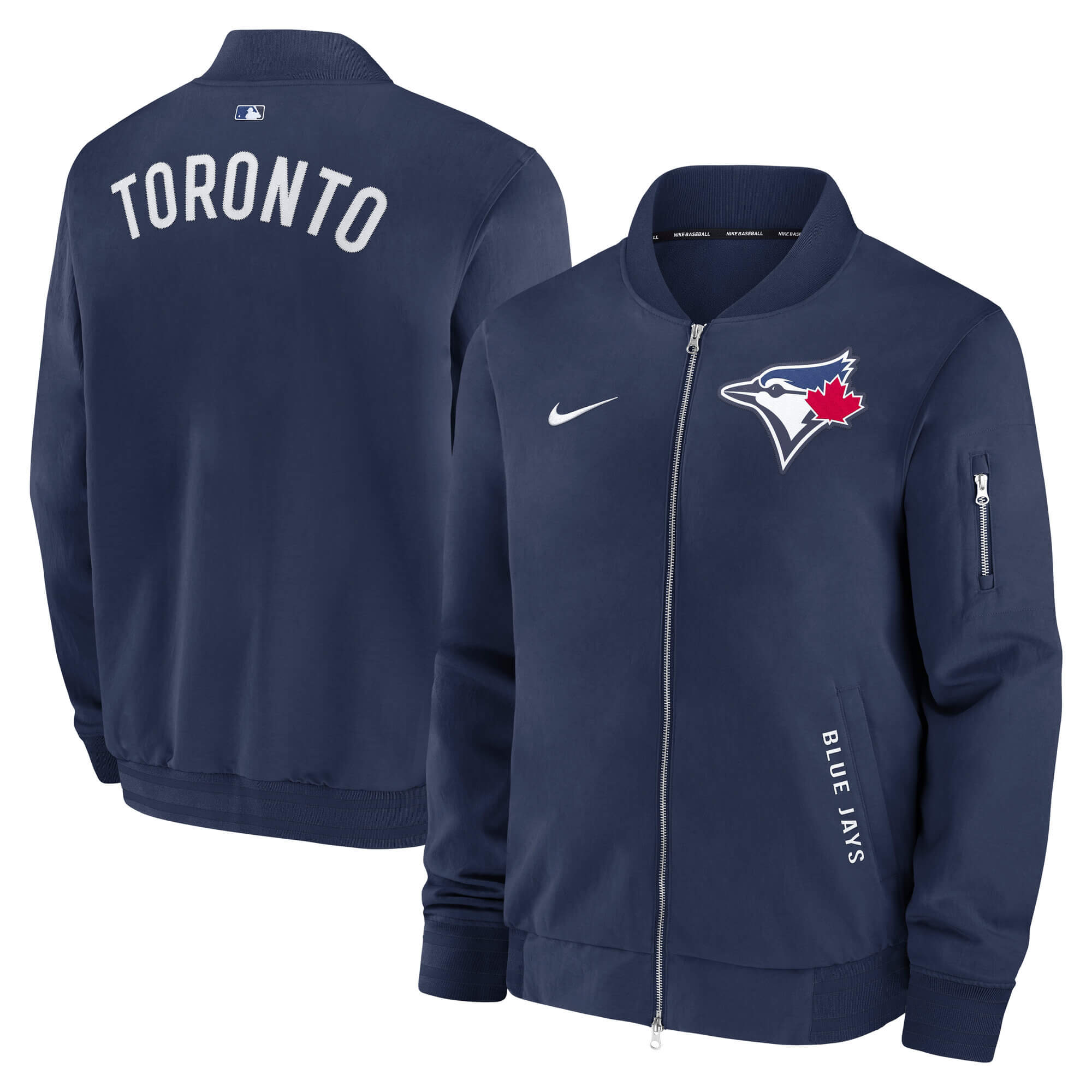 Men's Toronto Blue Jays Nike Authentic Collection Dugout Full-Zip ...
