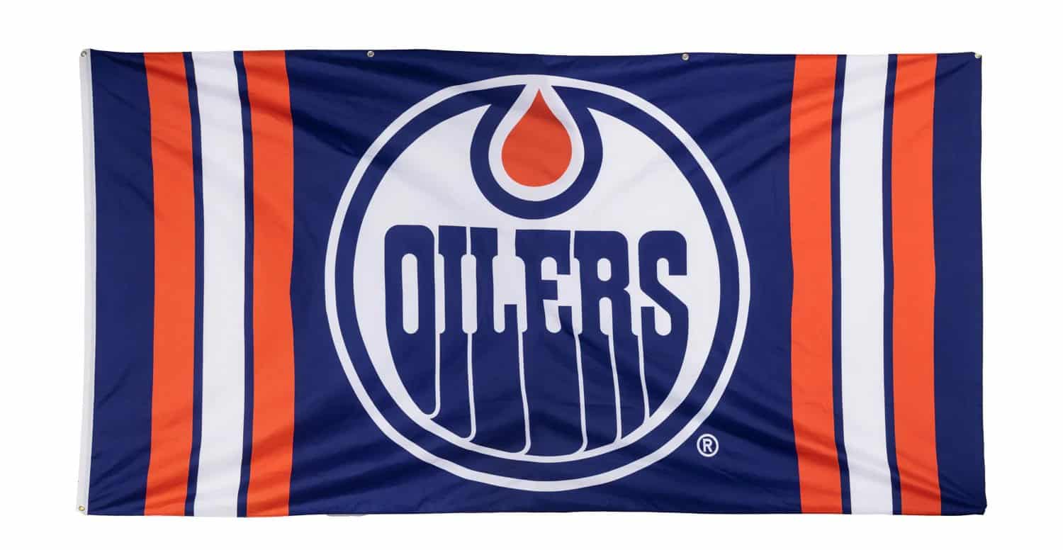 Edmonton Oilers 118" x 62" Giant Ultimate Fan Banner - Sports Closet