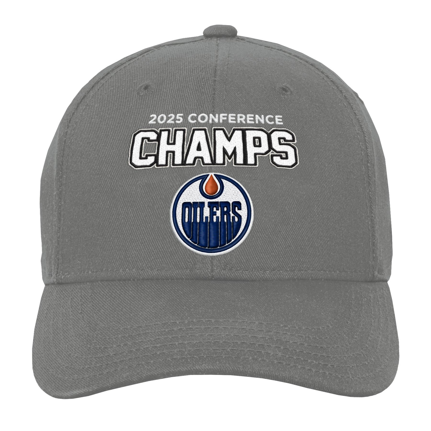 Youth Edmonton Oilers 2025 Western Conference Champions Adjustable Hat ...