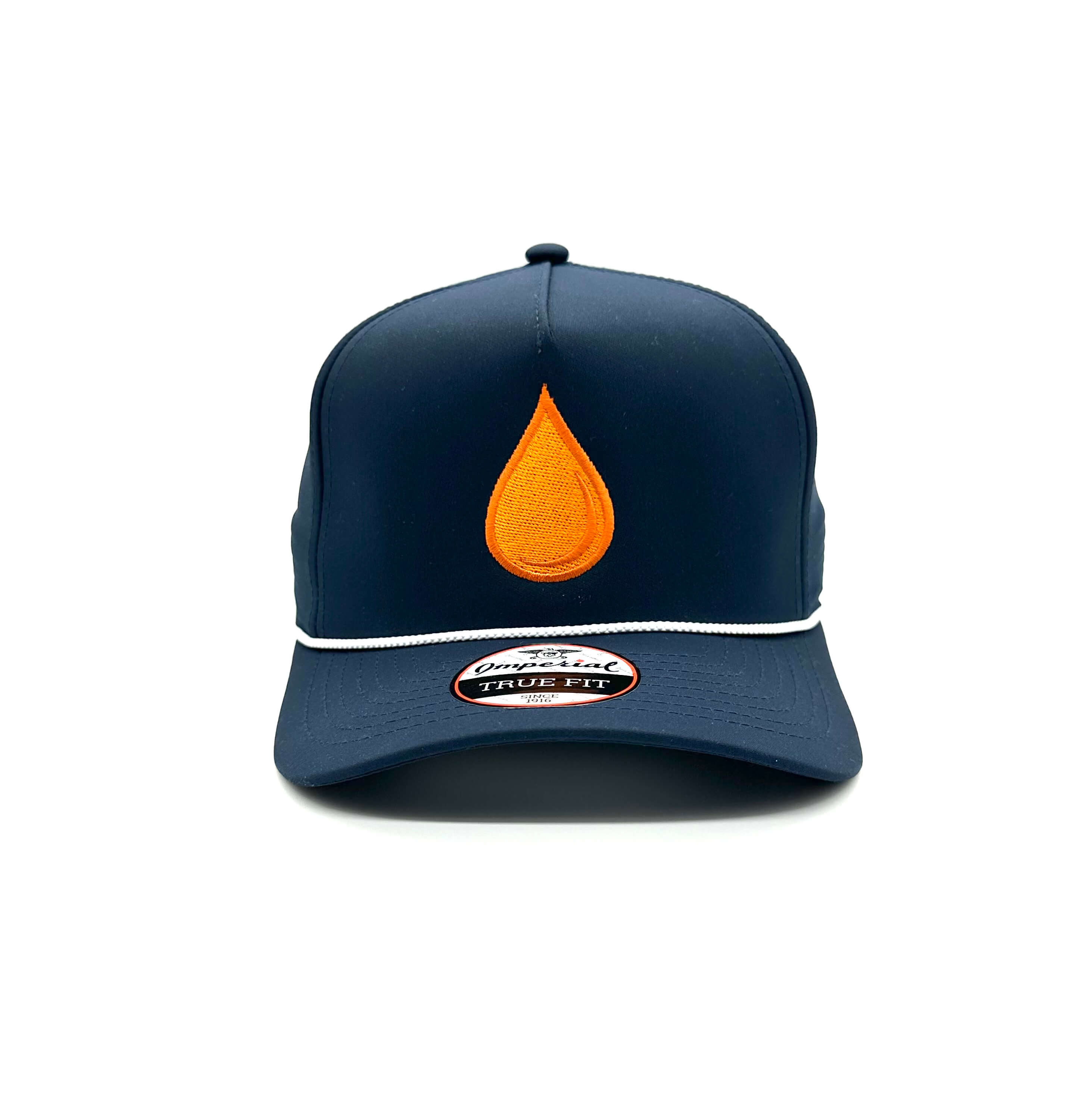Edmonton Imperial Sports Wrightson Oil Drop Rope Snapback Hat - Navy - Sports Closet