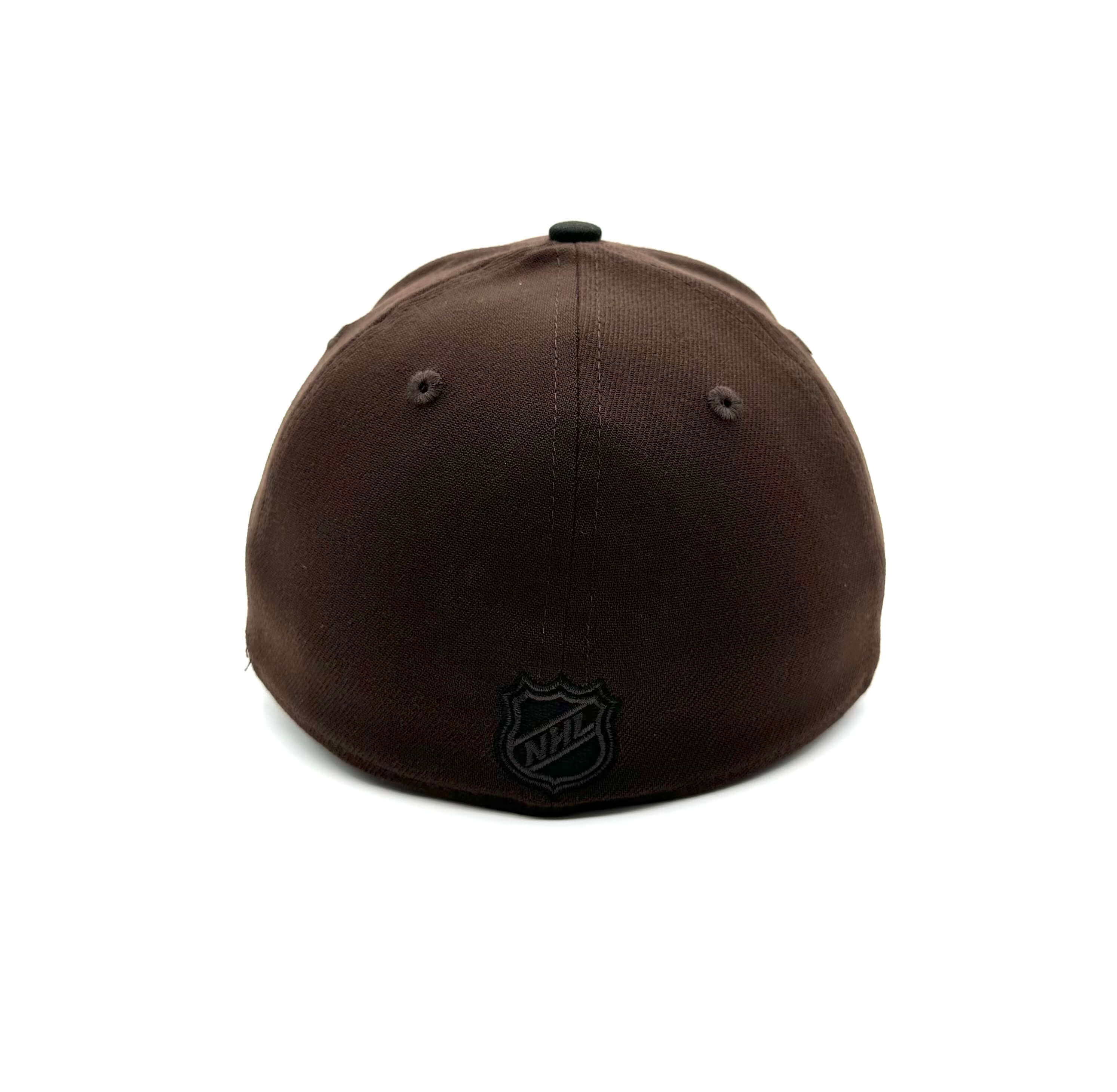 Edmonton Oilers New Era Dark Chocolate 39THIRTY Flex Hat - Brown/Black ...