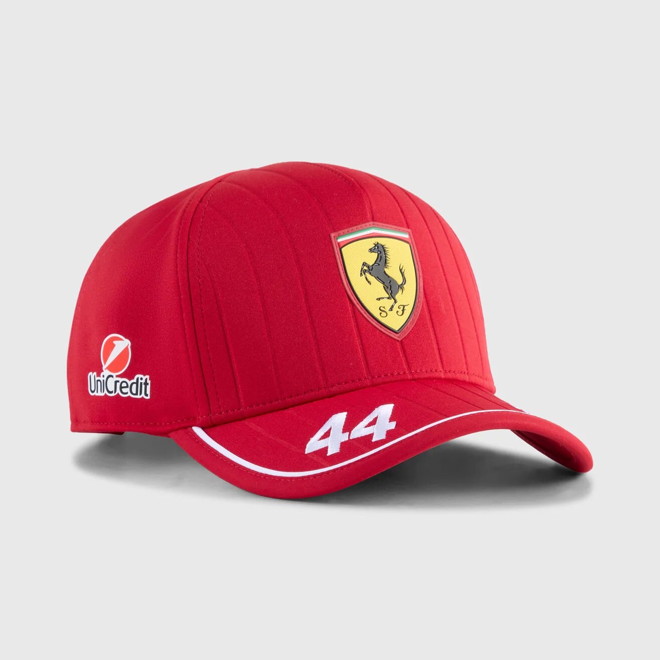 Lewis Hamilton Scuderia Ferrari F1 2025 Driver Hat - Red - Sports Closet