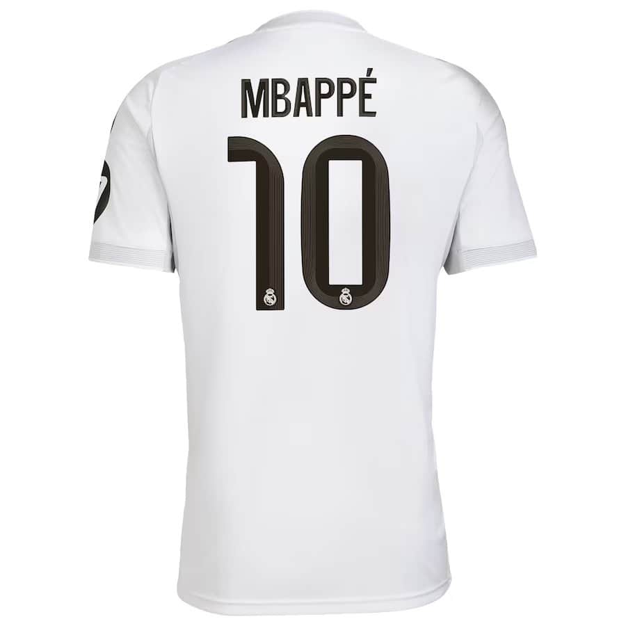 Men's Kylian Mbappé Real Madrid Adidas 2025/26 Home Replica Jersey ...