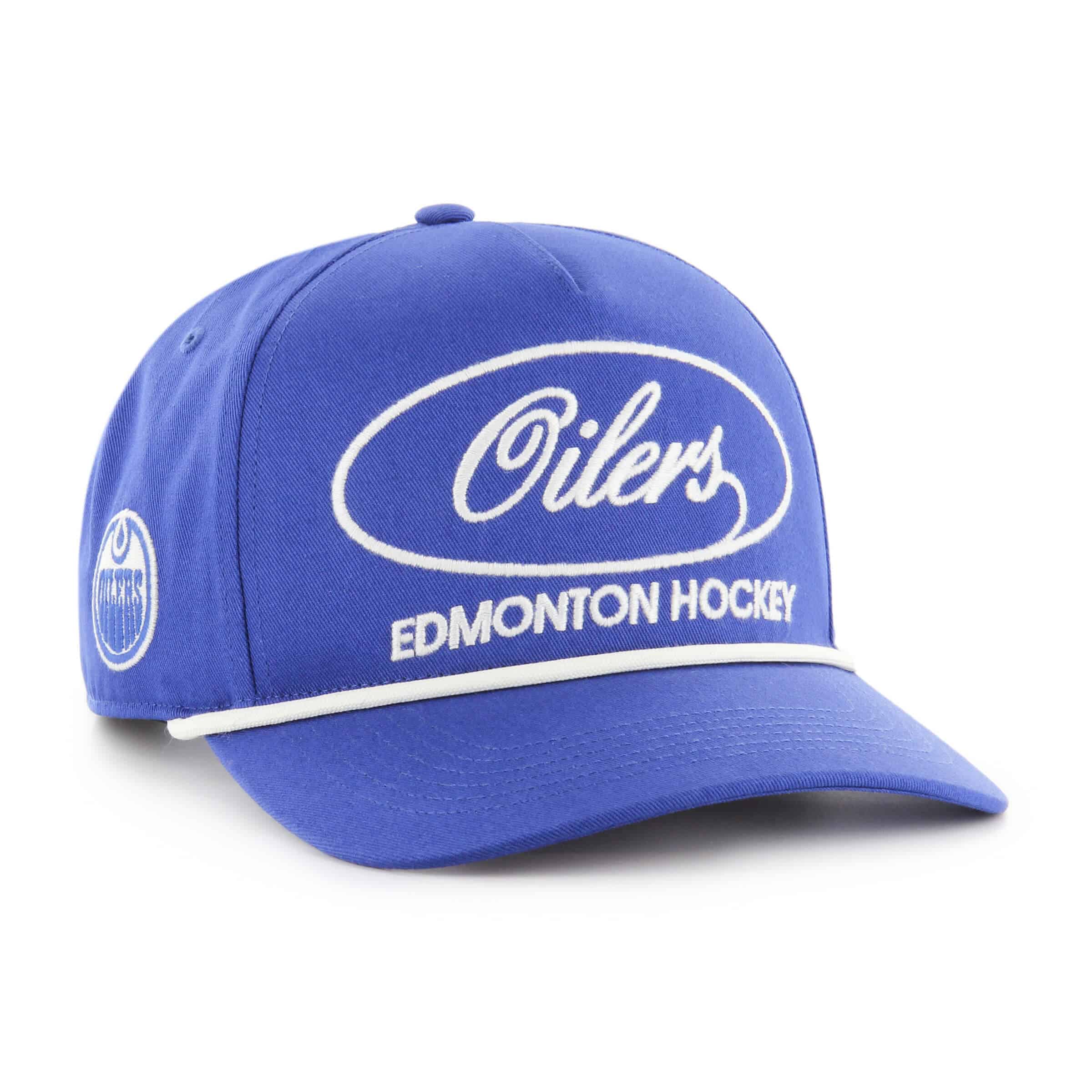 Edmonton Oilers '47 Brand Foundational Hitch Adjustable Hat - Royal ...