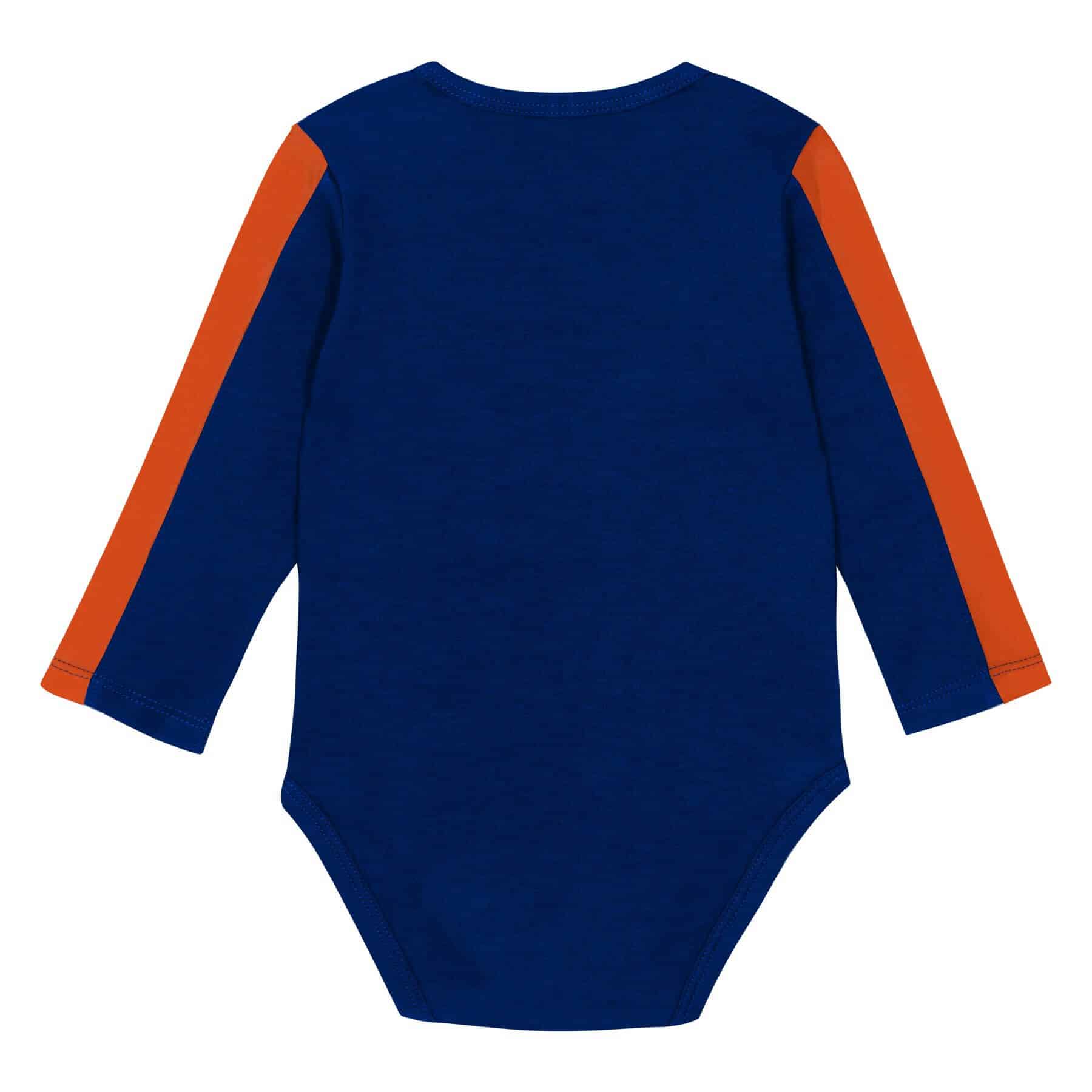 Infant Edmonton Oilers Wild Card 3 Piece Creeper Set - Sports Closet