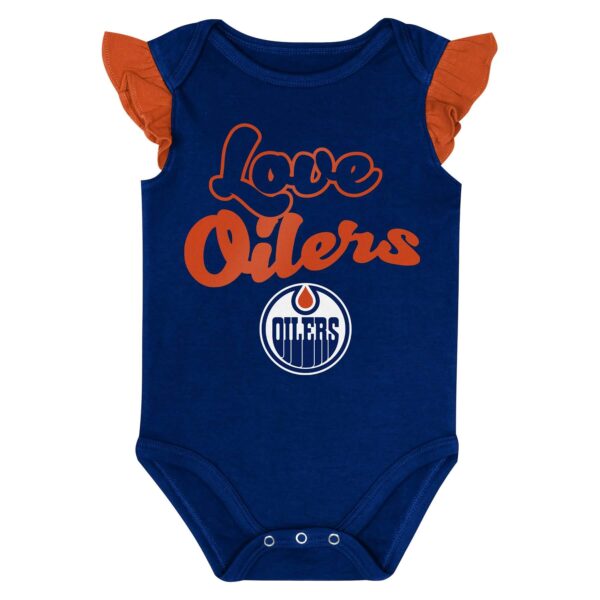 Infant Edmonton Oilers Team Star 2 Piece Creeper Set - Sports Closet