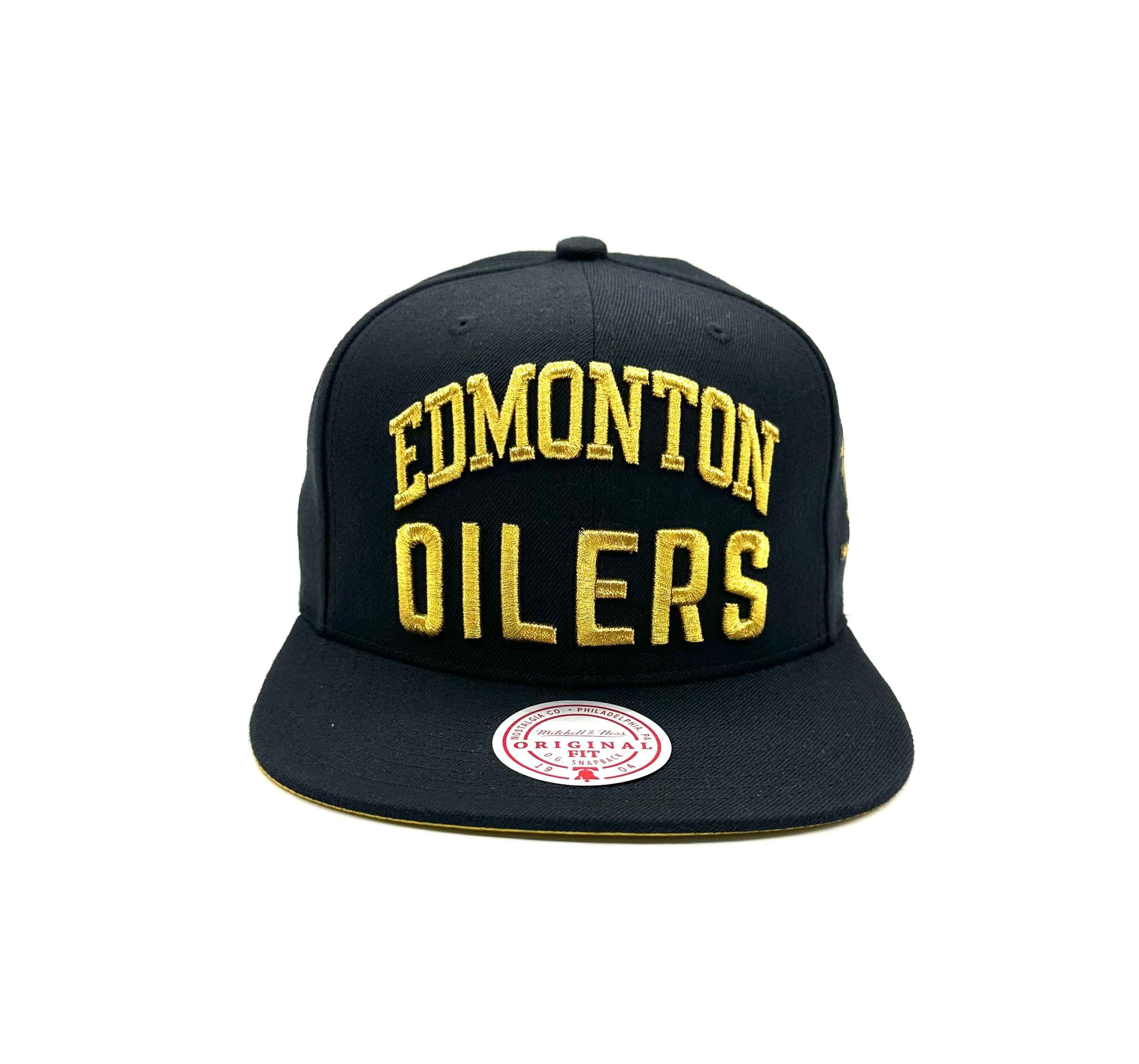 Edmonton Oilers Mitchell & Ness Golden Snapback Hat - Sports Closet