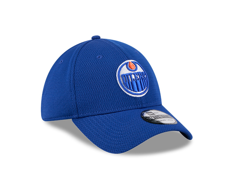 Edmonton Oilers New Era Evergreen 39THIRTY Flex Hat - Royal - Sports Closet