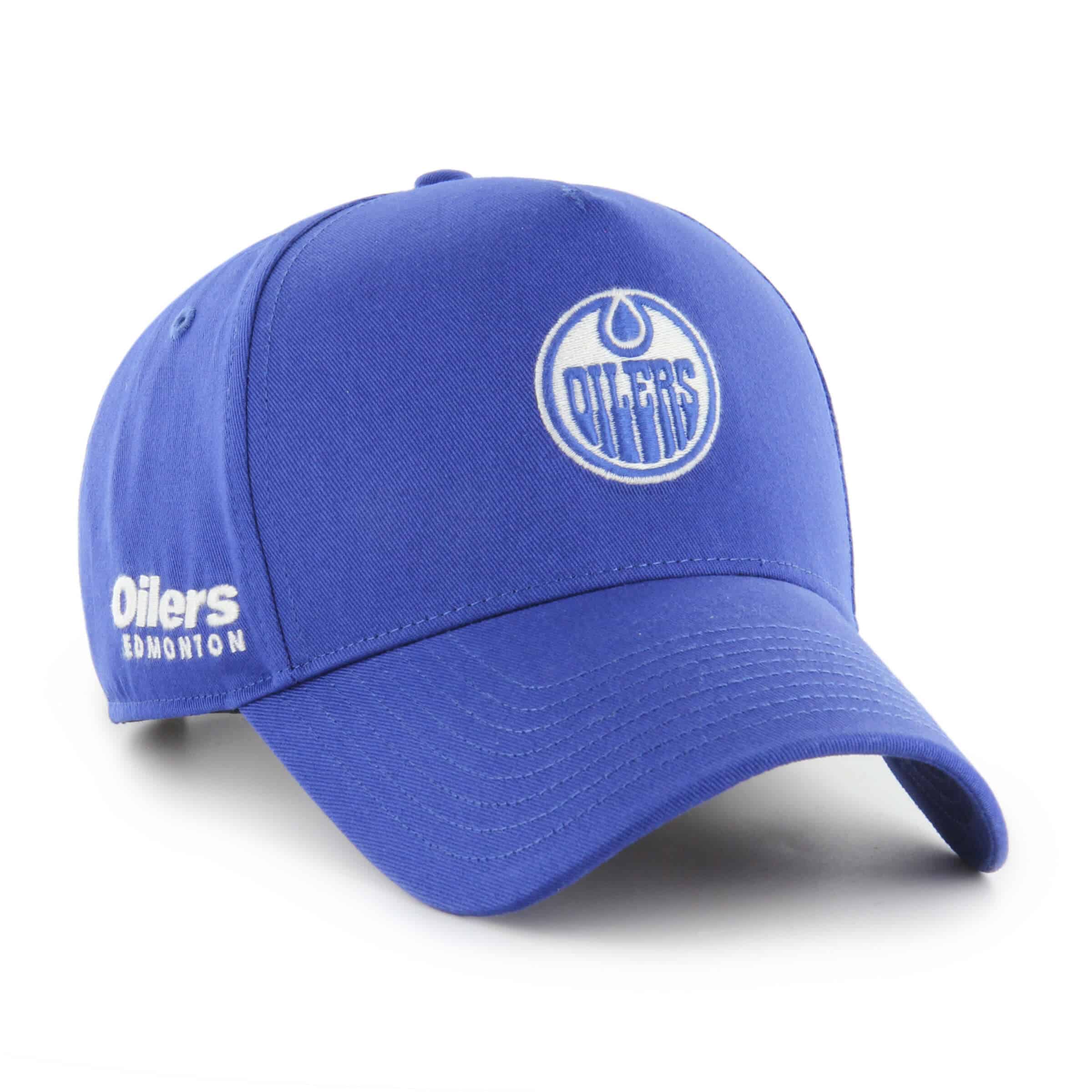 Edmonton Oilers '47 Brand Foundational Offside DT Adjustable Hat ...