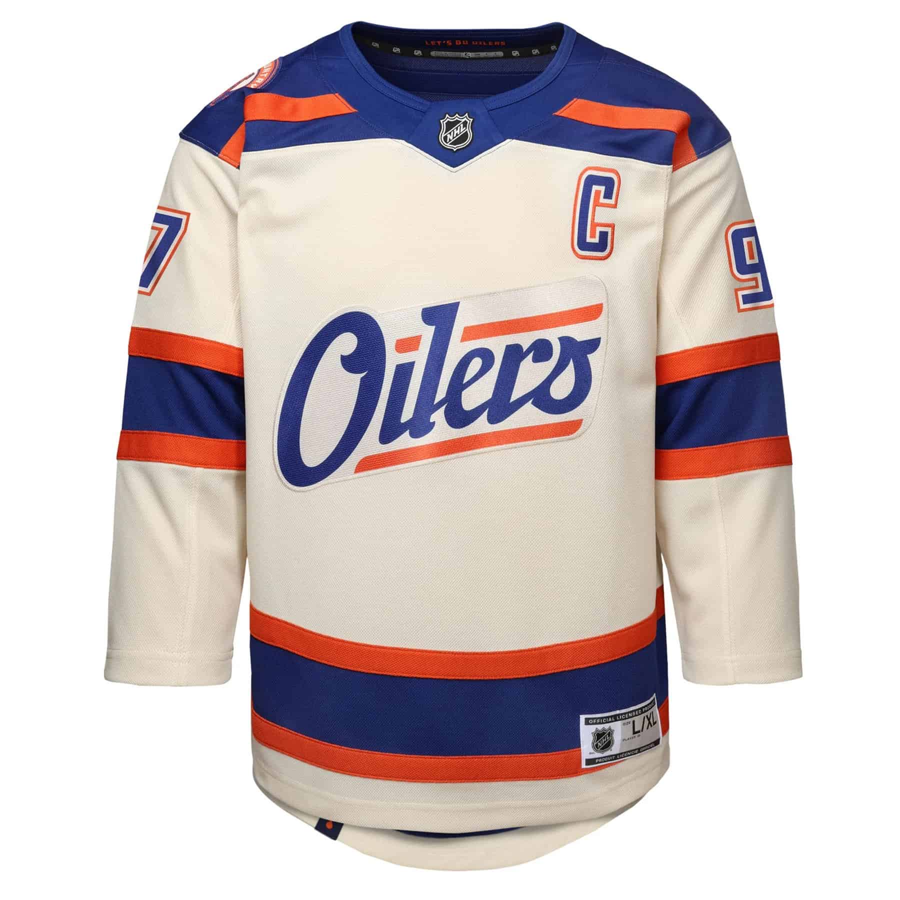 Youth Connor McDavid Edmonton Oilers Alternate Cream Premier Jersey ...