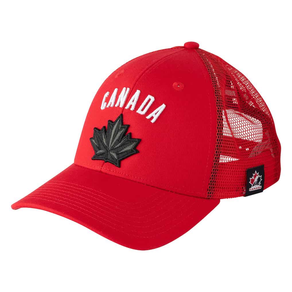 Hockey Canada Bauer Trucker Adjustable Hat - Red - Sports Closet