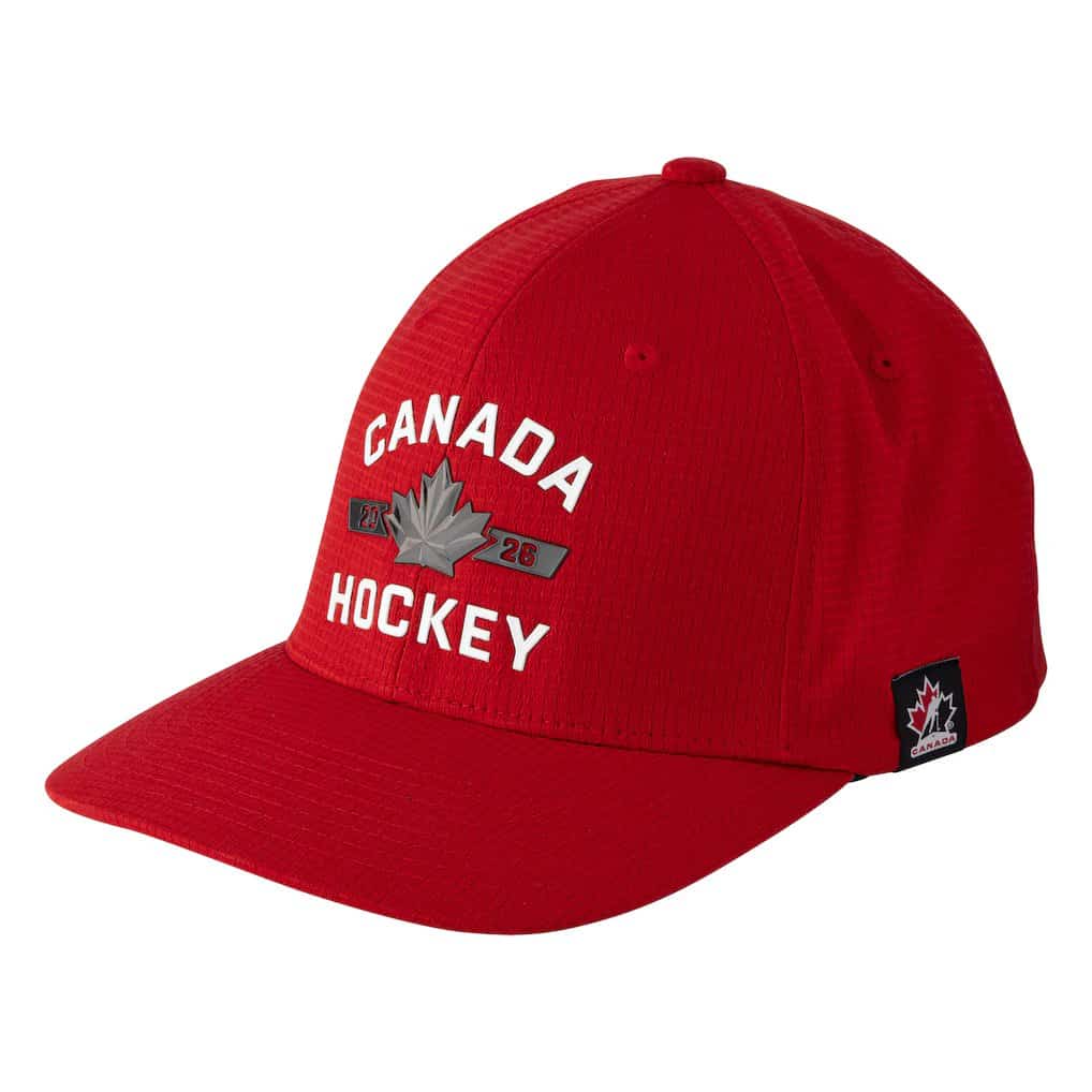 Hockey Canada Bauer ELASTAFIT® Flex Hat - Red - Sports Closet