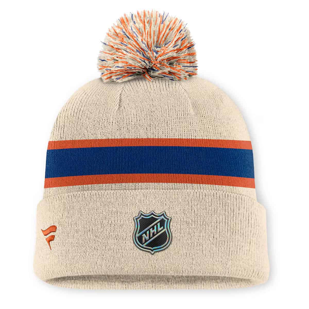 Edmonton Oilers Fanatics Authentic Pro Alternate Logo Cuffed Knit Hat ...