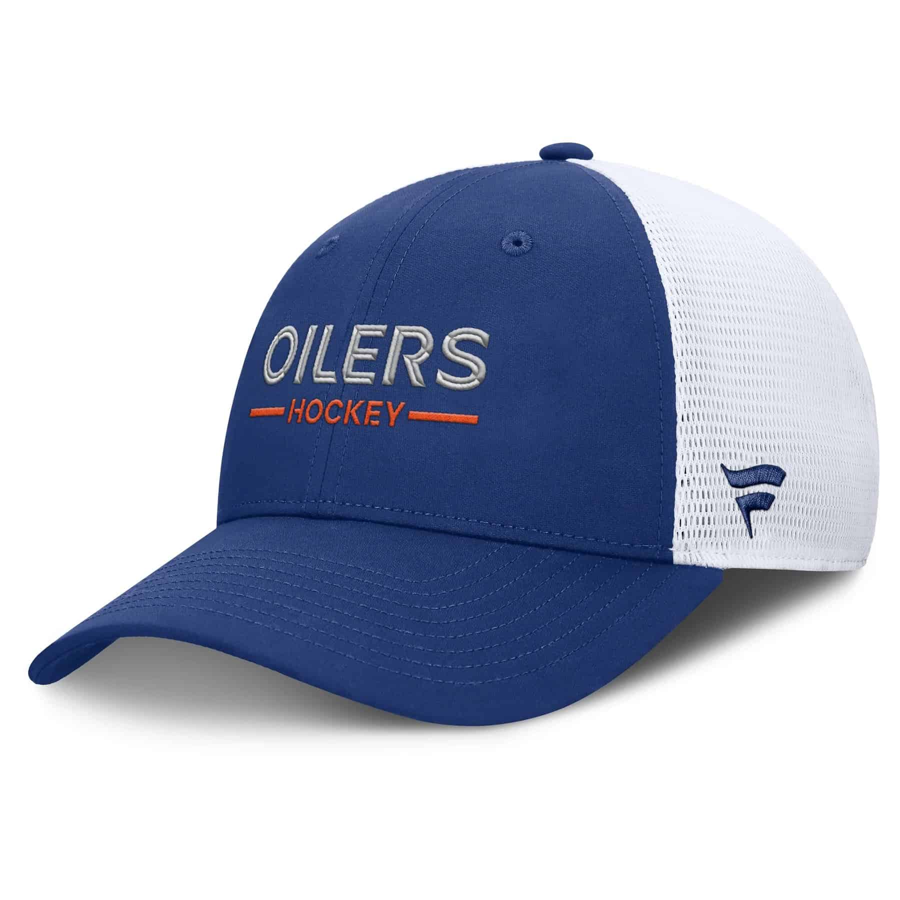 Edmonton Oilers Fanatics 2025-26 Authentic Pro Rink Mesh Adjustable Hat ...