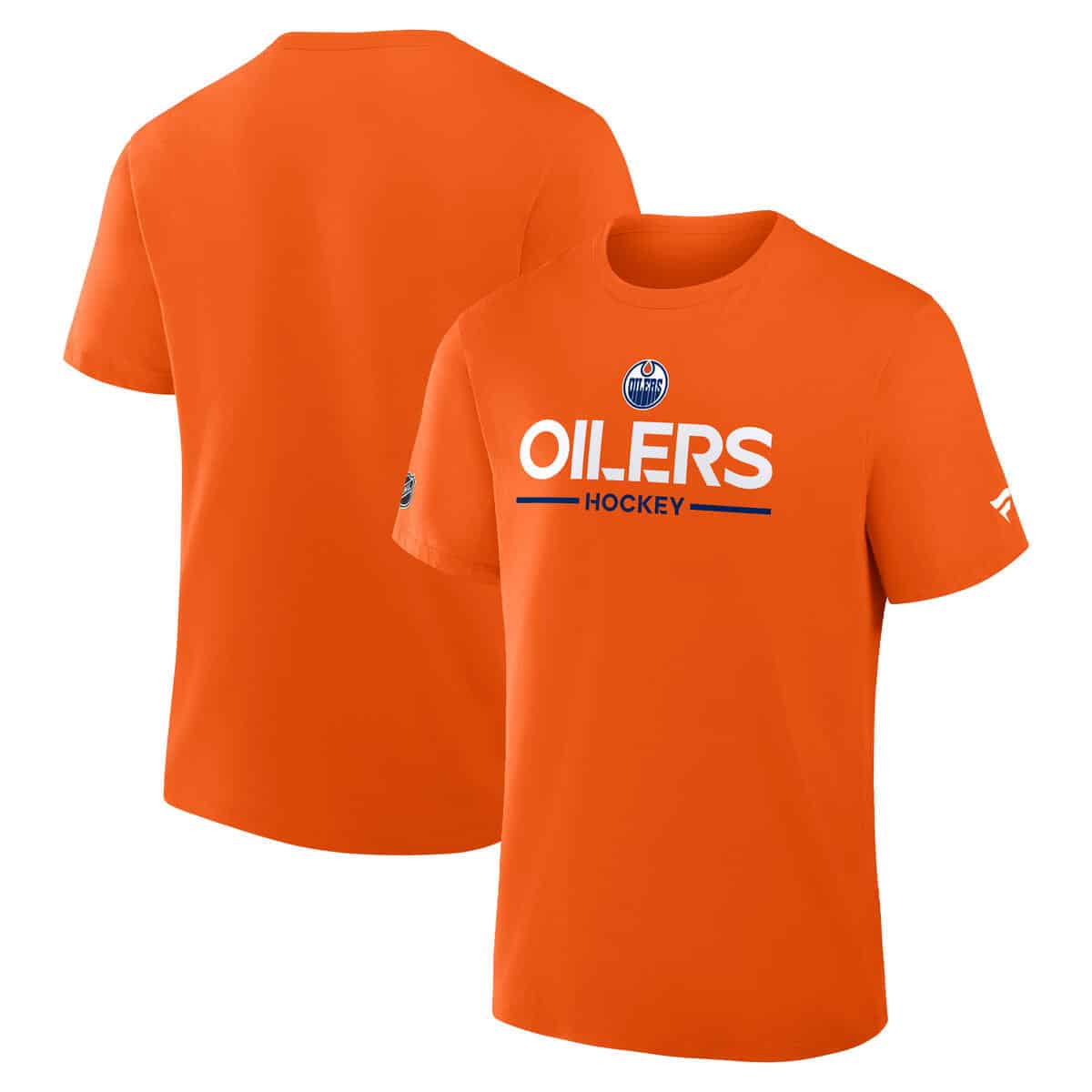 Men's Edmonton Oilers 2025-26 Fanatics Authentic Pro Rink Orange T ...