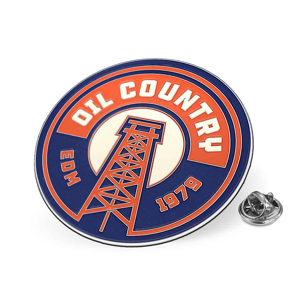 Edmonton Oilers Alternate Logo Lapel Pin - Sports Closet
