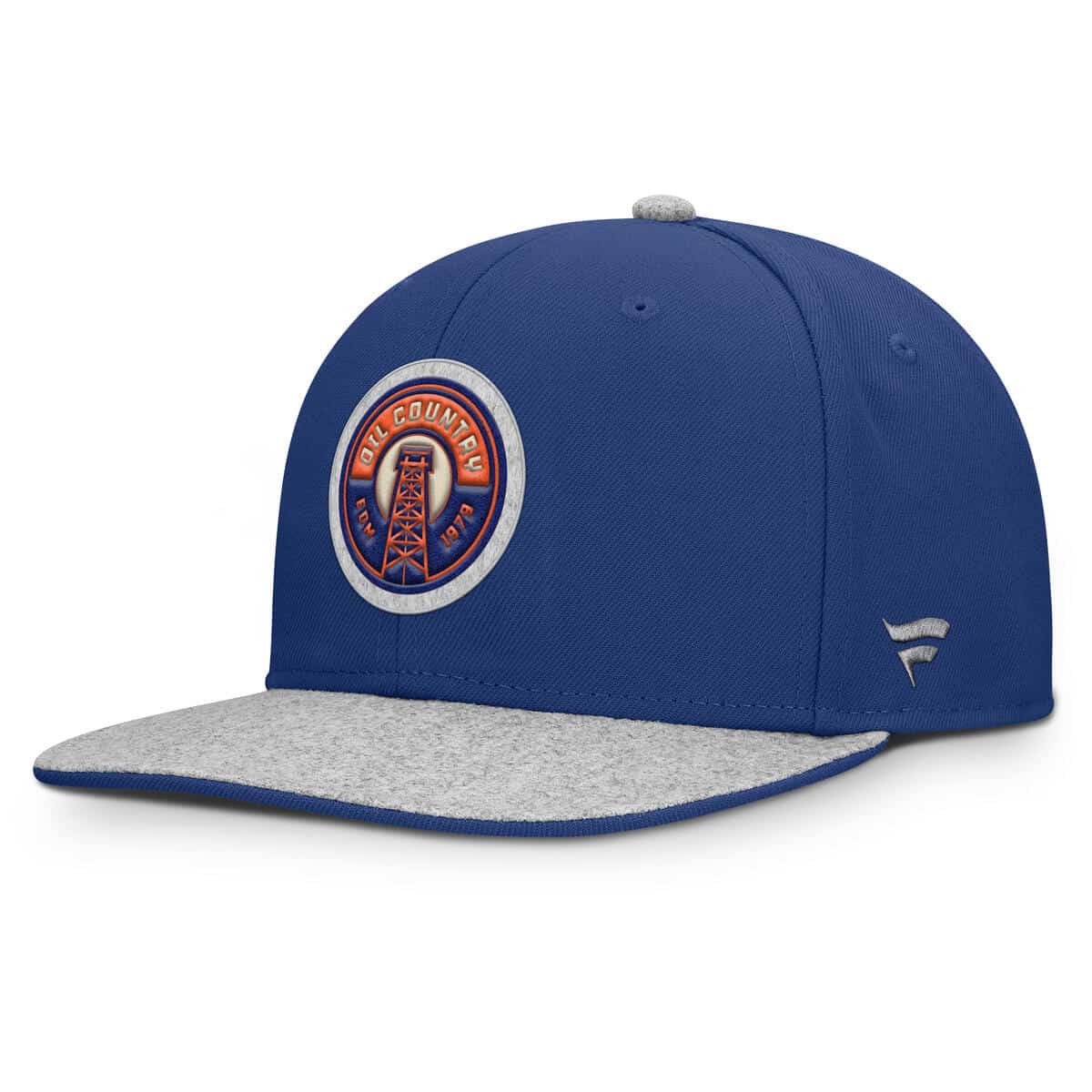Edmonton Oilers Fanatics Alternate Logo Loden Royal Snapback Hat ...