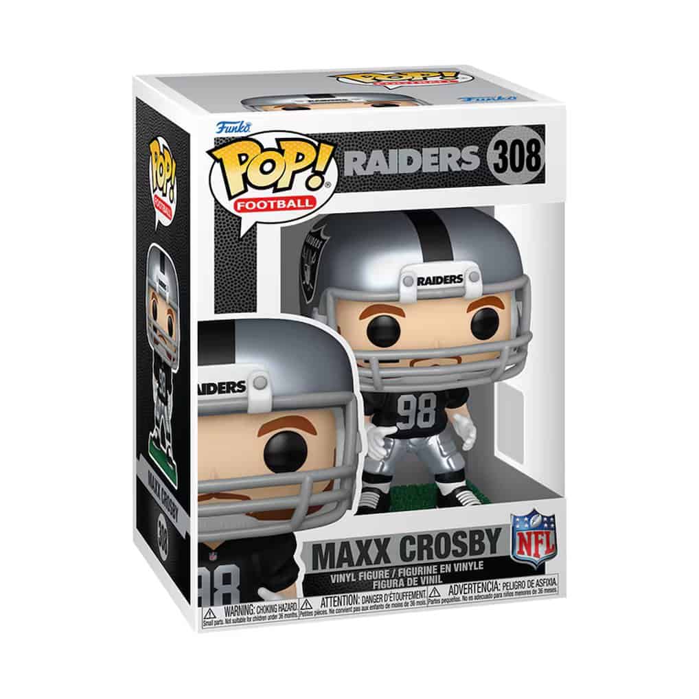 Maxx Crosby Las Vegas Raiders Funko Pop! Figurine - Sports Closet