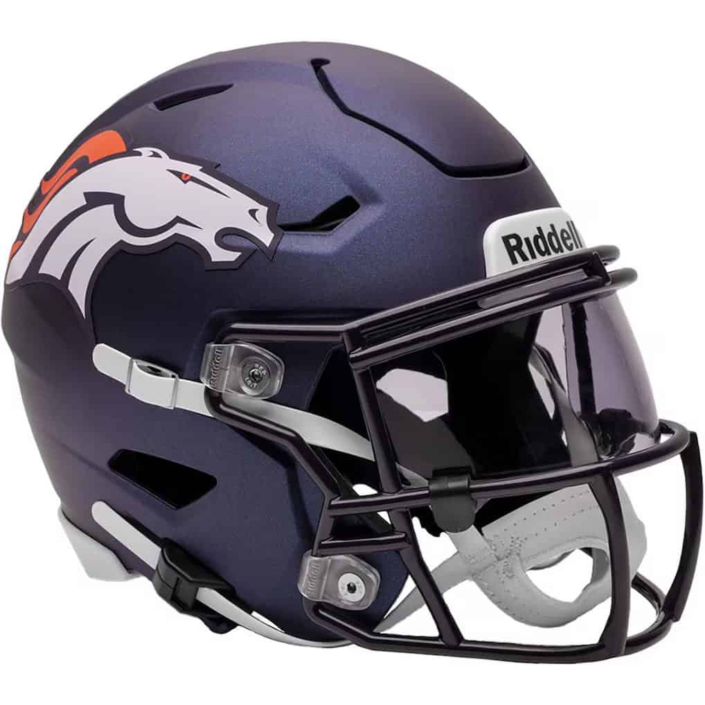 Denver Broncos Riddell Speed Flex Mid-Size Helmet - Sports Closet