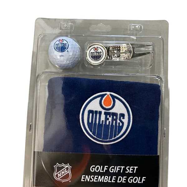 Edmonton Oilers 4 Piece Golf Gift Set - Sports Closet