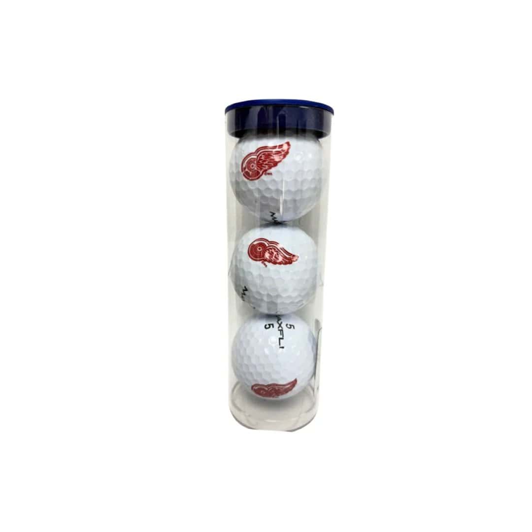 Detroit Red Wings 3-Pack Golf Balls - Sports Closet
