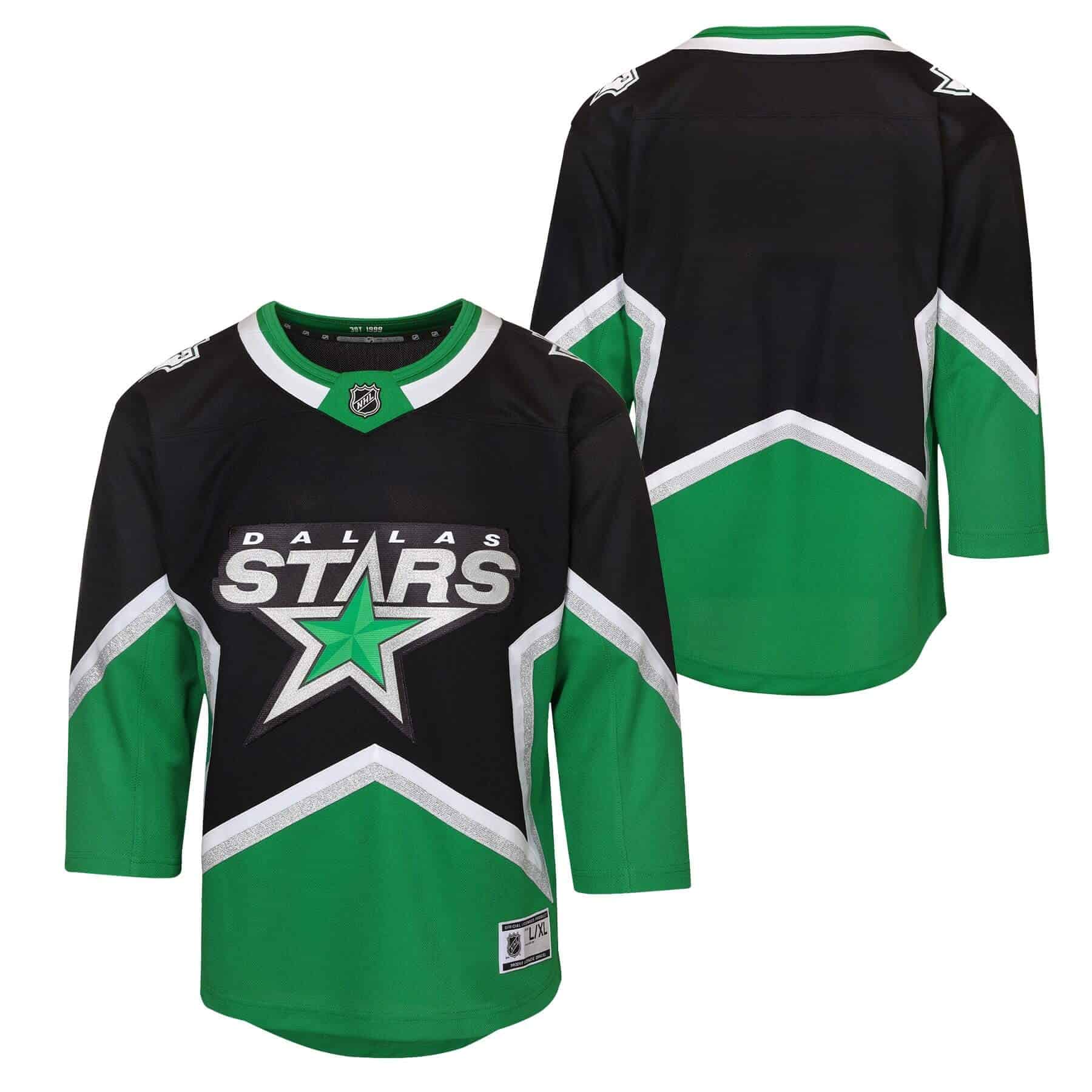 Youth Dallas Stars Alternate Black Premier Jersey - Sports Closet